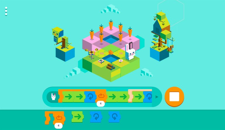 Coding for Carrots/Codificación de zanahorias | Corona Kids at Home